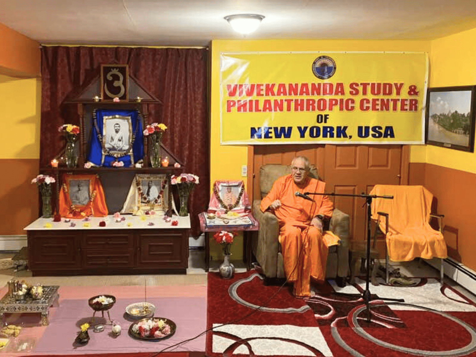 Holy Visits – Vivekananda Study & Philanthropic Center of New York, USA