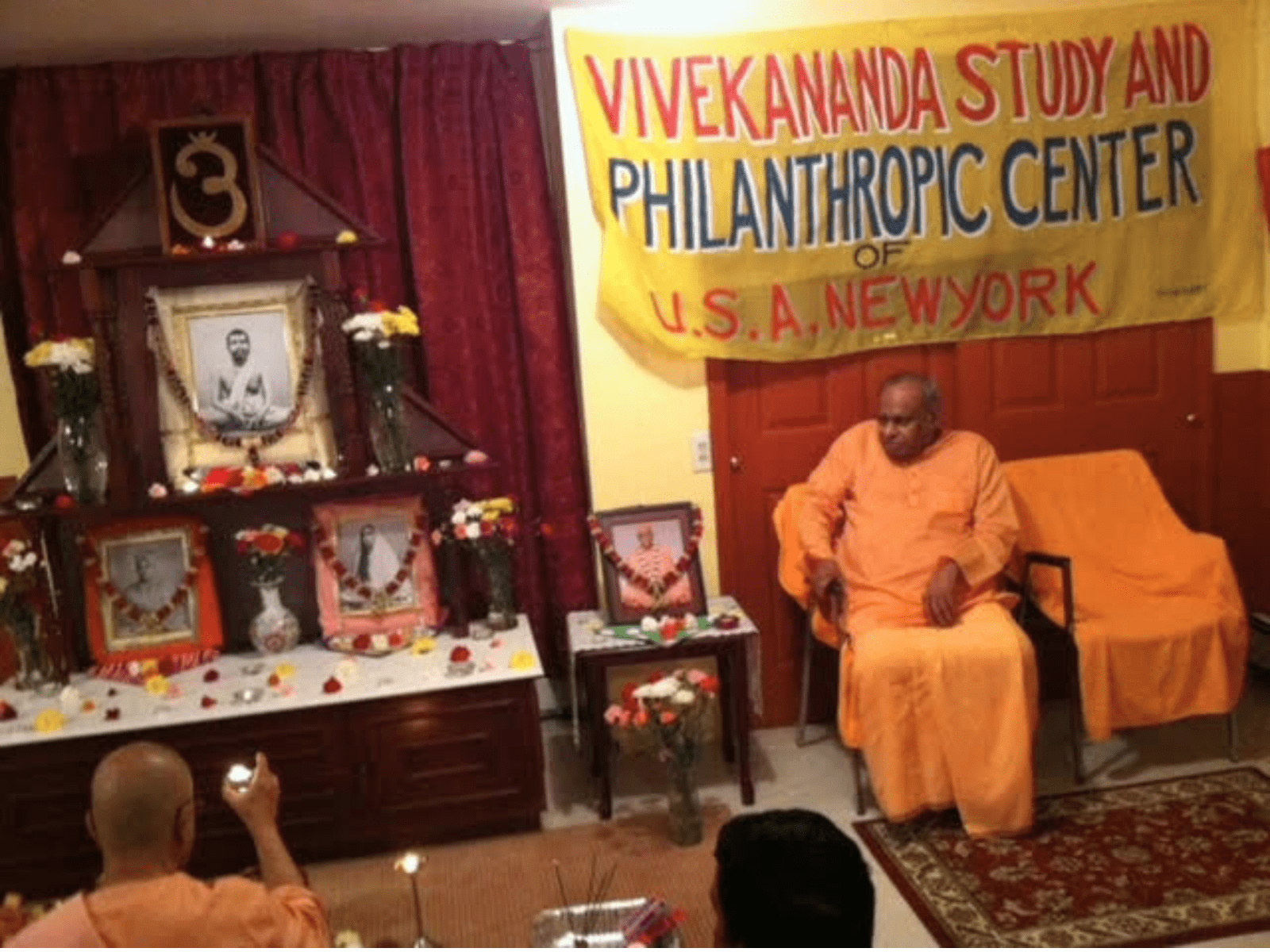 Holy Visits – Vivekananda Study & Philanthropic Center of New York, USA
