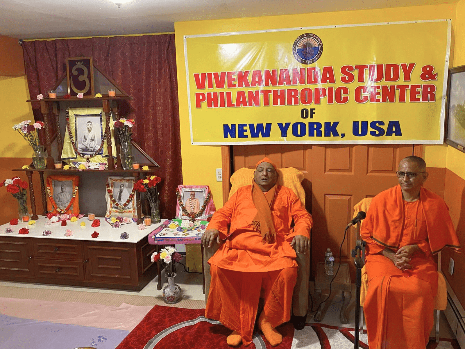Holy Visits – Vivekananda Study & Philanthropic Center of New York, USA